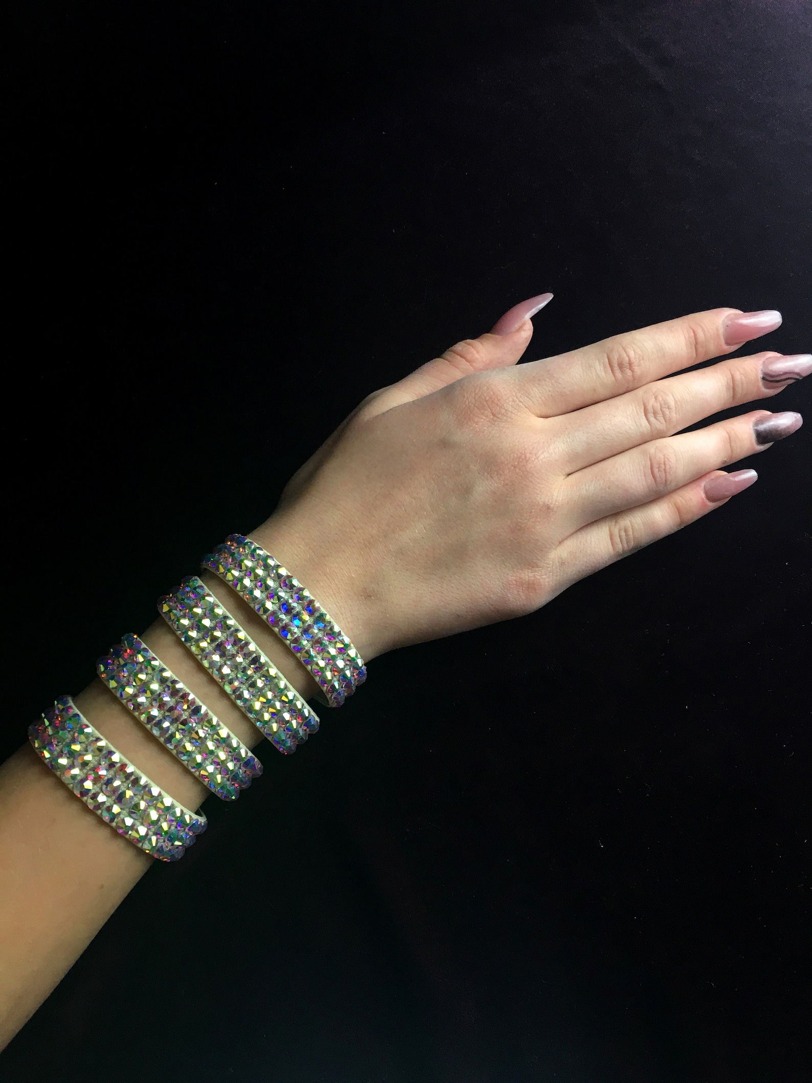 Rhinestone Dance Bracelet, Latin Ballroom Accessories, Latin Dance ...