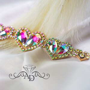 Crystal Arm Bracelet, Ballroom Arm Bracelet, Belly Dance Arm Bracelet ...