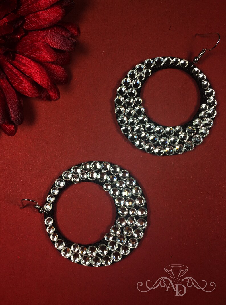 Magic Round Earrings by Amalia Design Ballroom Dance - Etsy