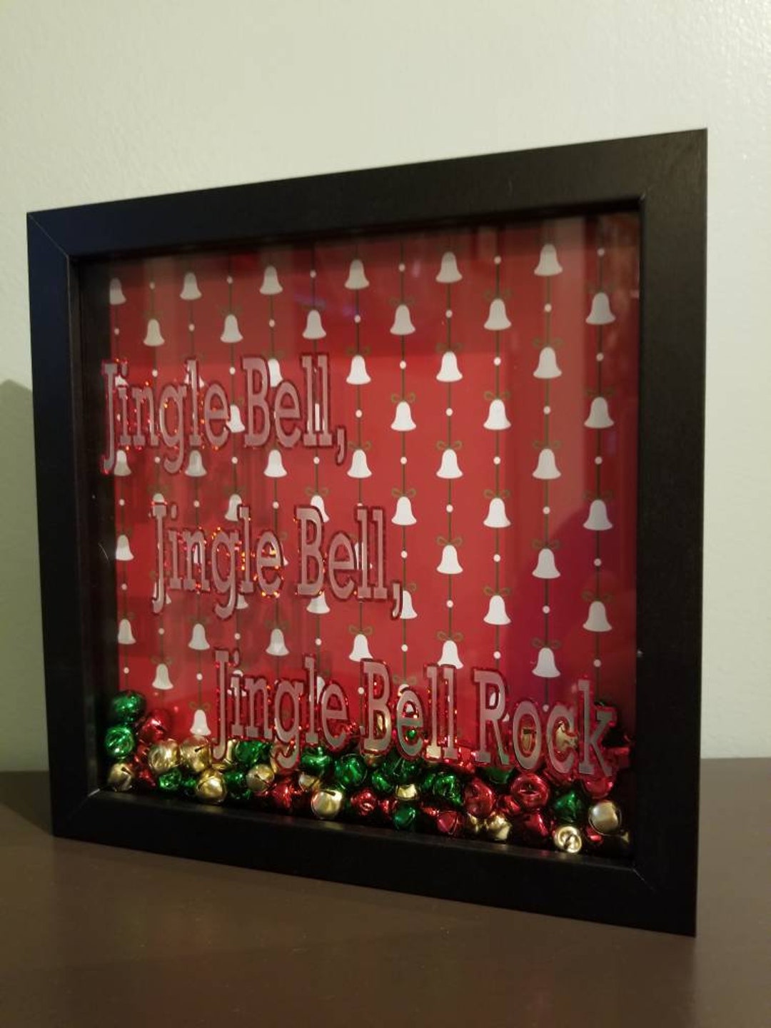 Jingle Bell Shadow Box - Etsy