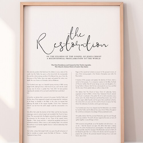 LDS Poster the Living Christ Instant Download - Etsy