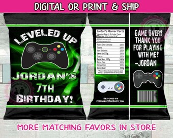 Level up Chip Bag - Etsy