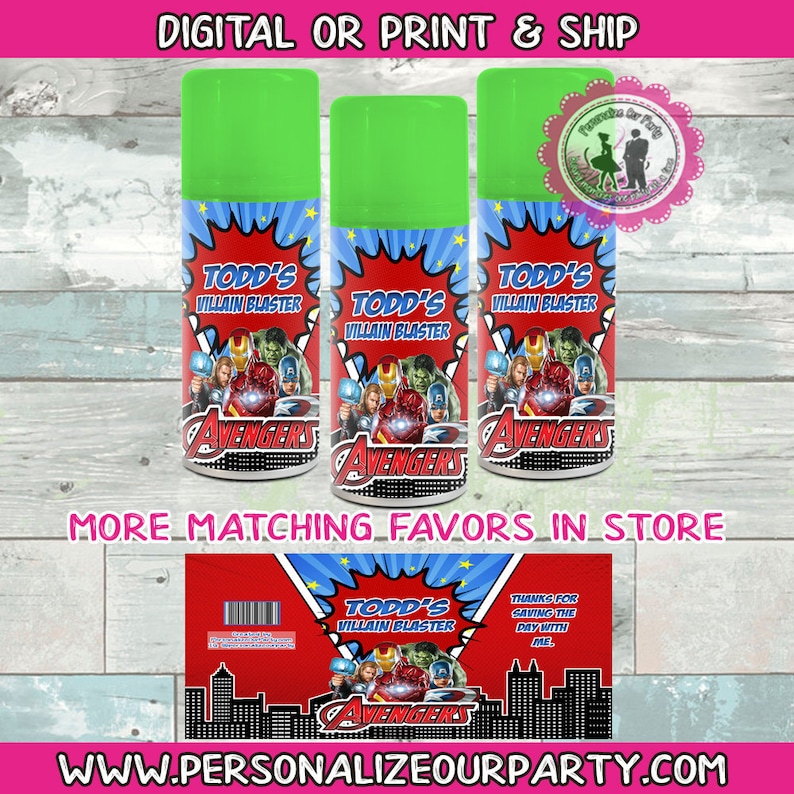 Avengers Goofy String Spray-silly | Etsy