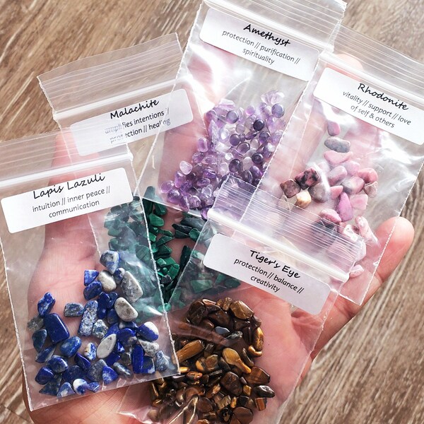 Crystal Chips - Etsy