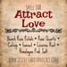 Buy ATTRACT LOVE Spell Jar of Crystals Herbs Salts // Full Moon and New ...