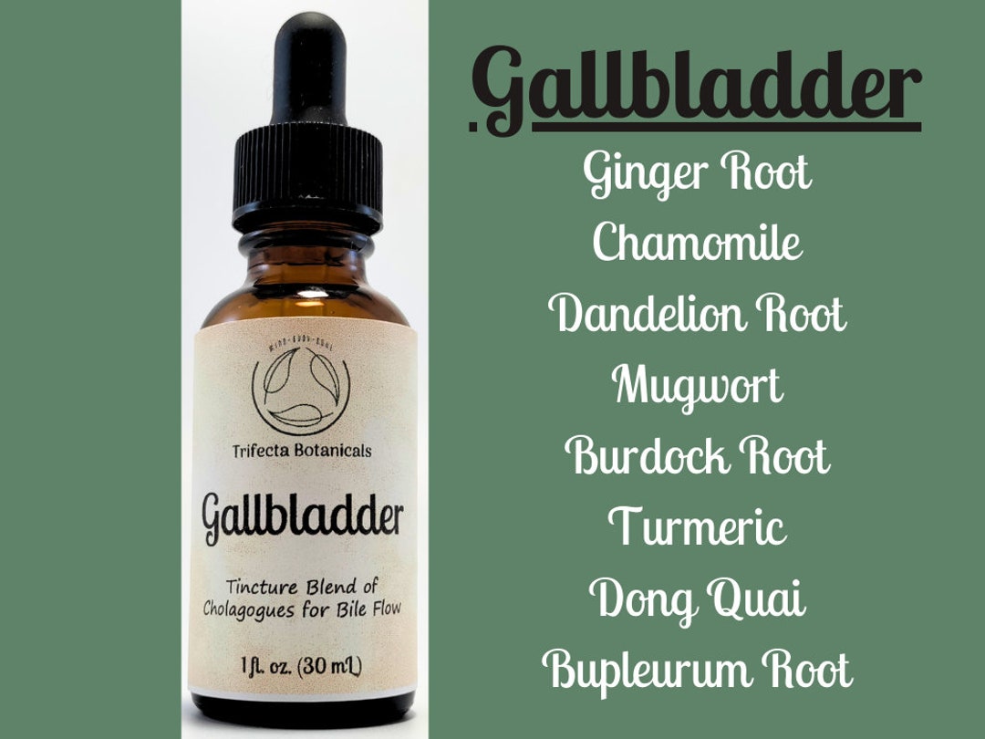 GALLBLADDER Herbal Extract Tincture Blend / Cholagogue - Etsy