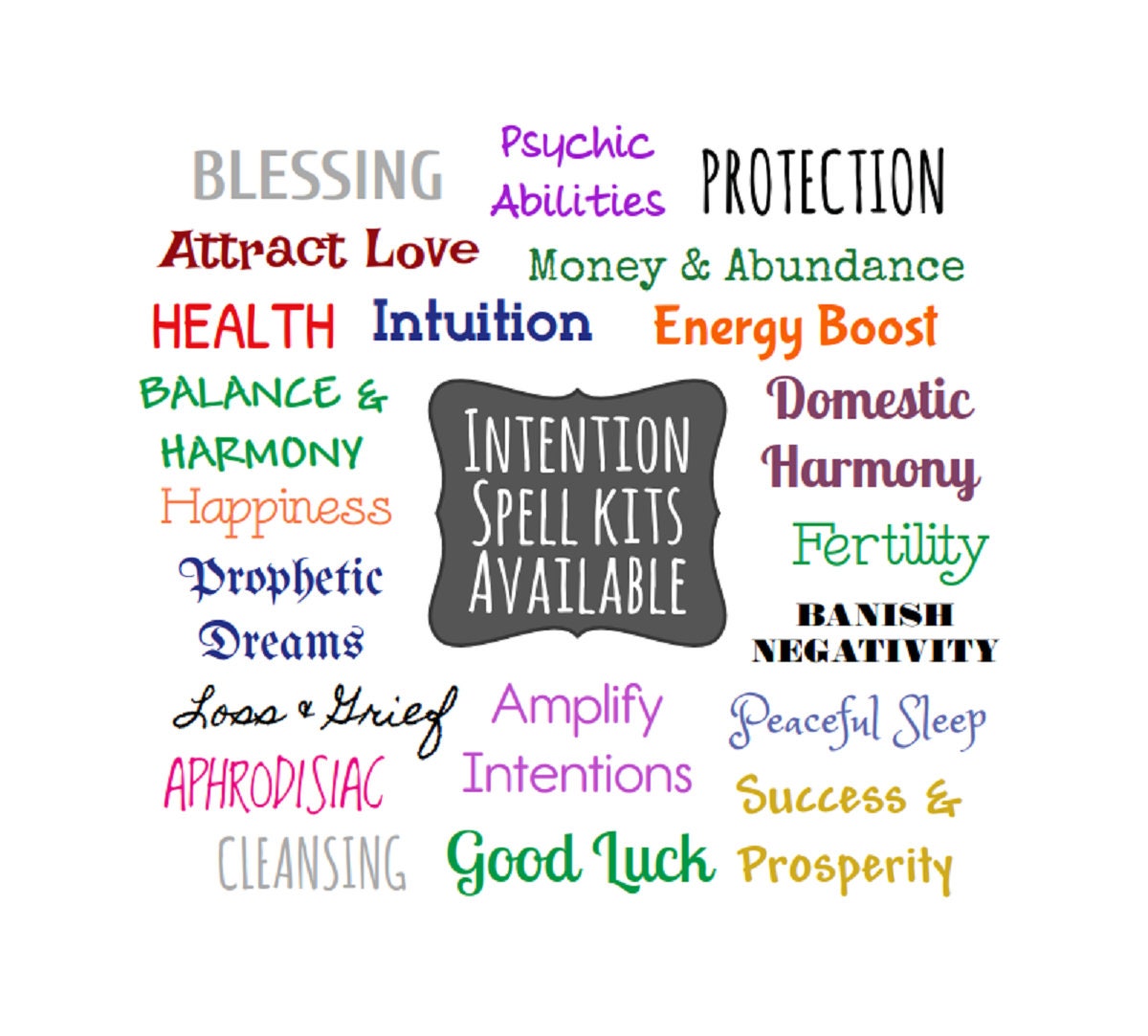 BALANCE & HARMONY Intention Spell Kit New Moon Full Moon | Etsy