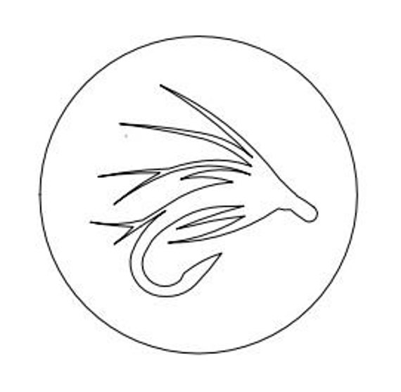 12 Fly Fishing DXF File Wet File. Plasma Embroidery - Etsy