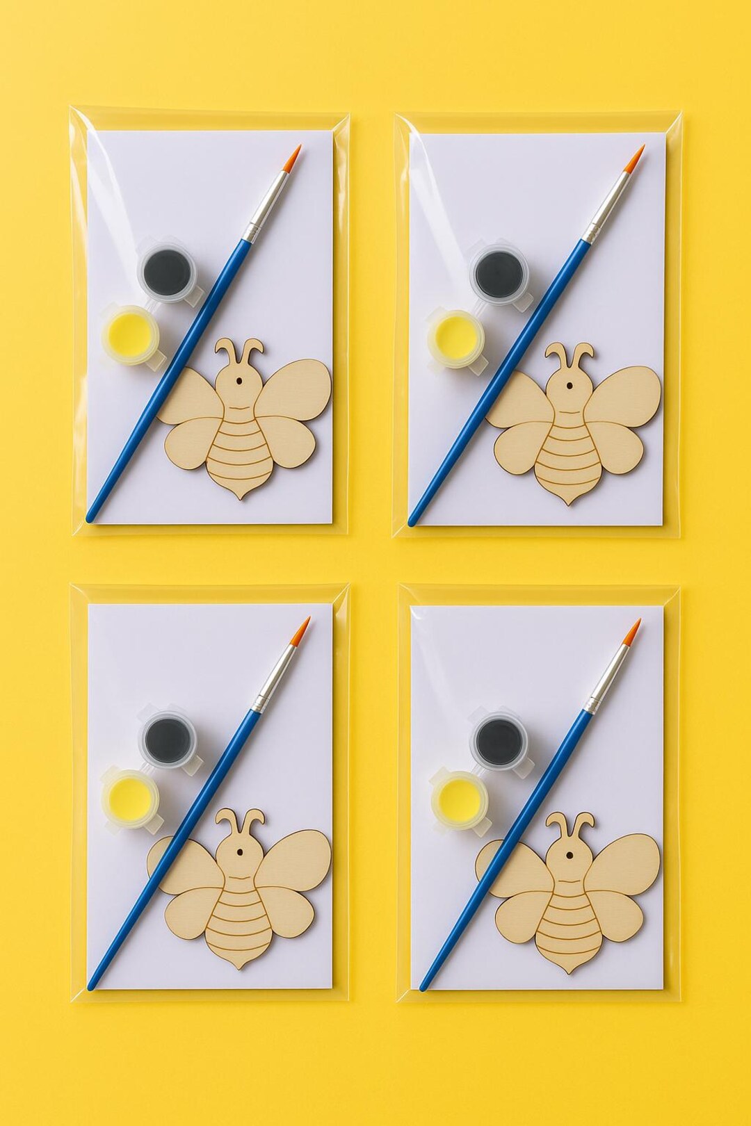 Bee Craft Kit – DIY Wooden Bee, Kids Party Favor - Etsy