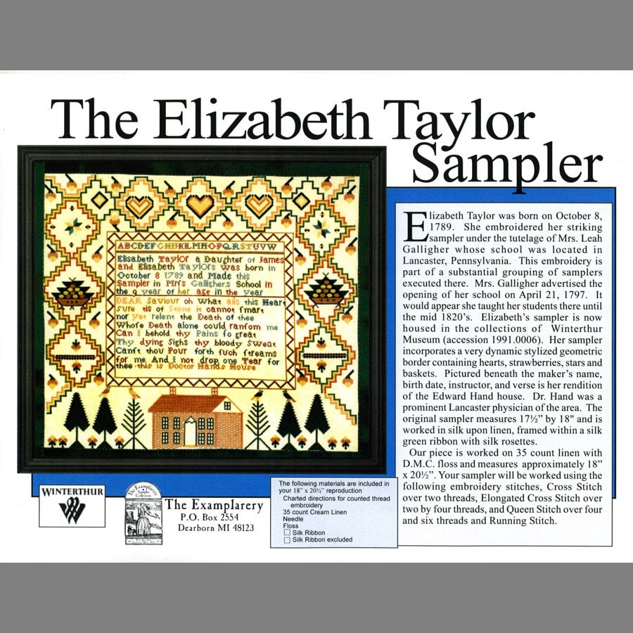 The Elizabeth Taylor Sampler - Etsy