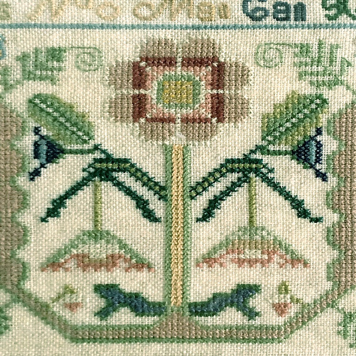 The Ann Almy Sampler - Etsy