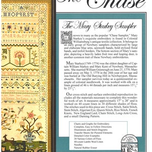 The Chase Sampler mary Starkey Sampler - Etsy