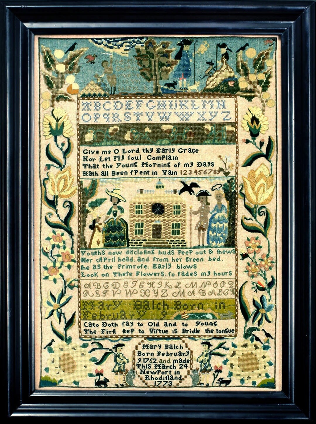 The Mary Balch Sampler - Etsy