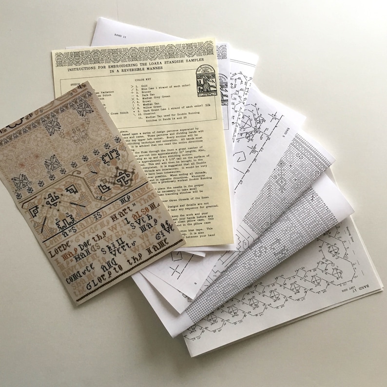 The Loara Standish Sampler - Etsy Australia