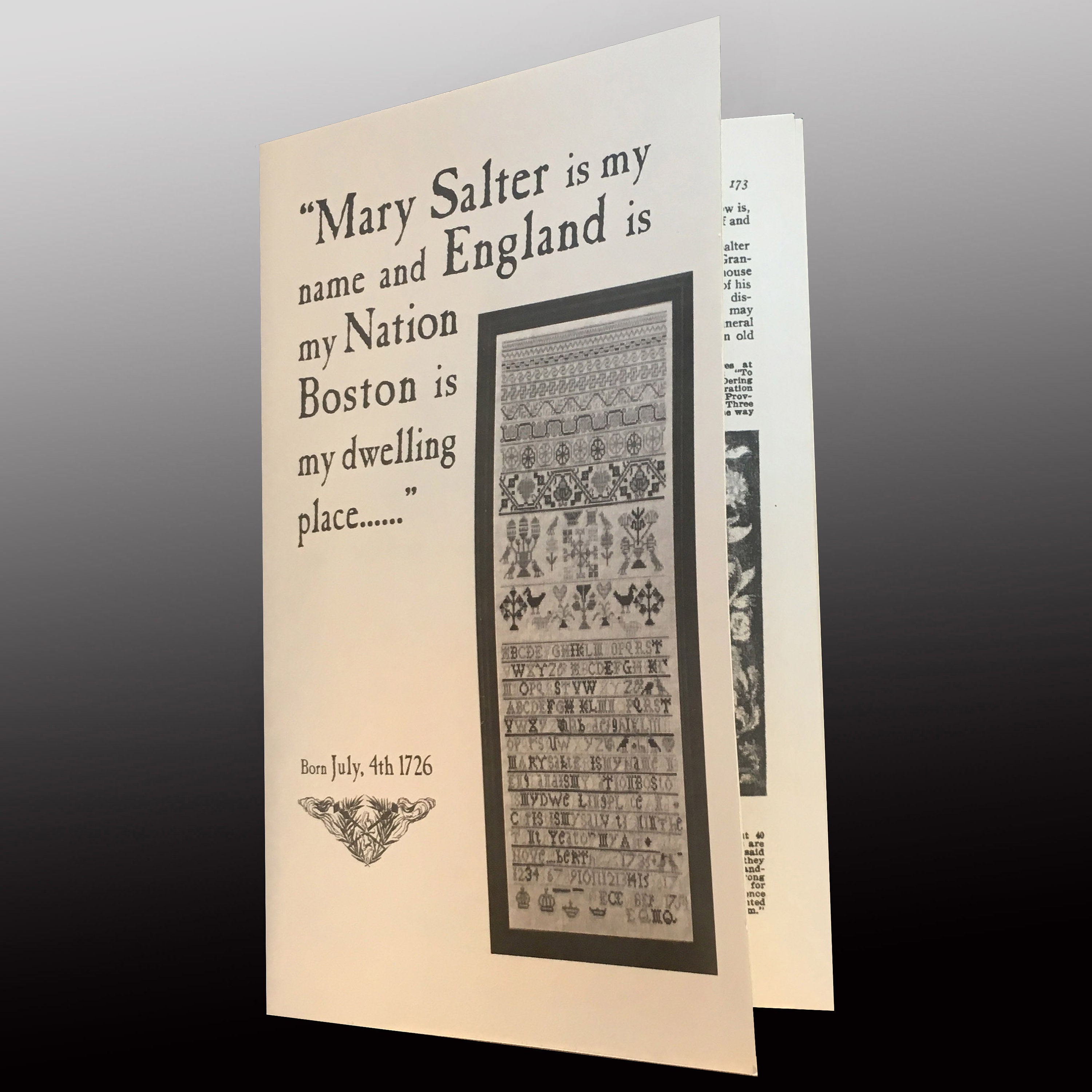 The Mary Salter Sampler - Etsy