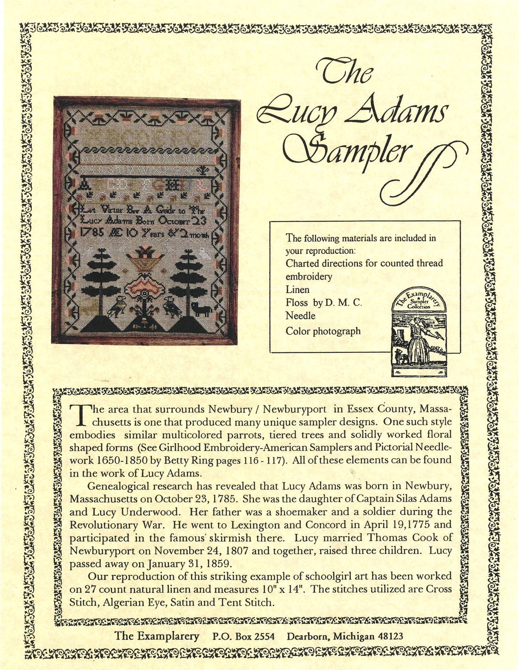 A Lucy Adams Sampler - Etsy
