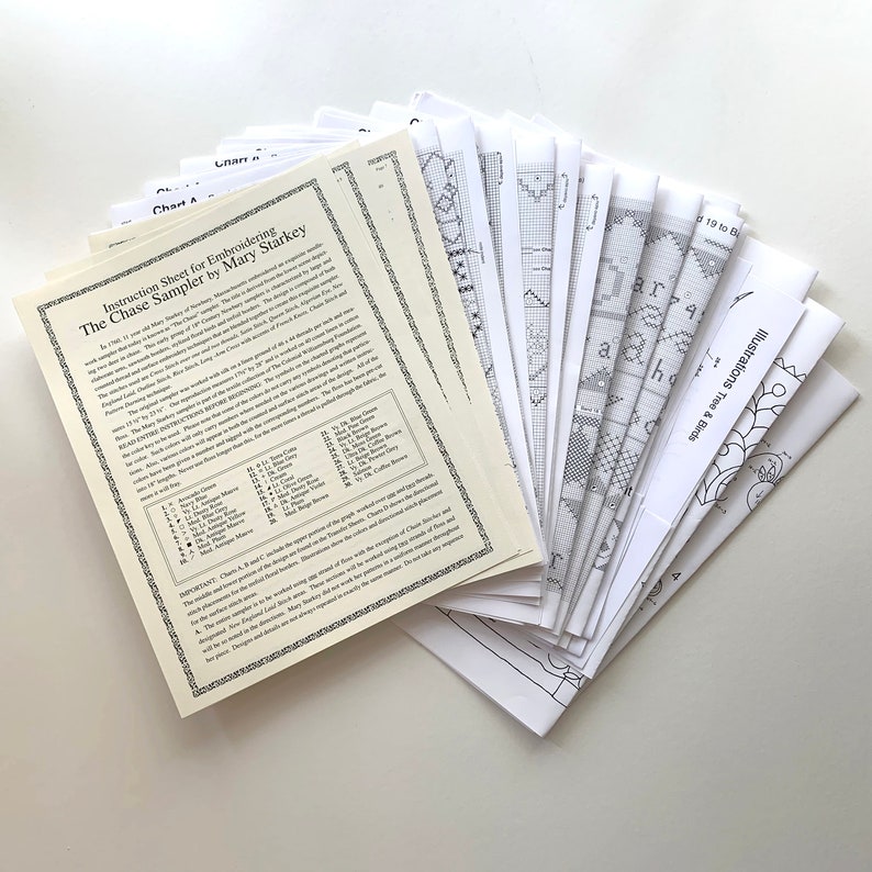 The Chase Sampler mary Starkey Sampler - Etsy