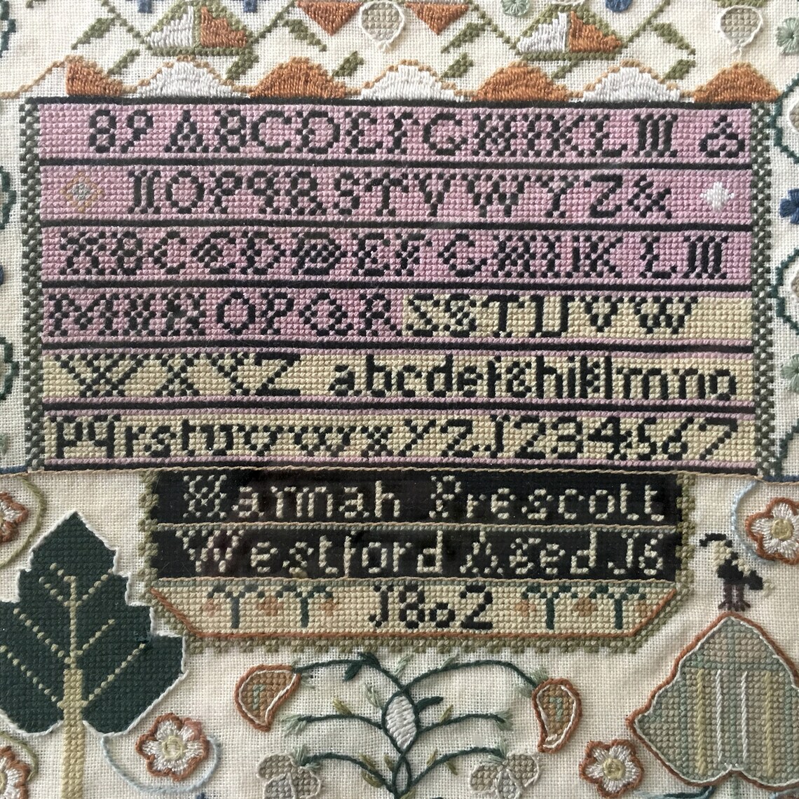 The Hannah Prescott Sampler - Etsy