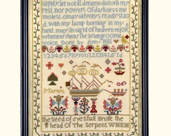 The Ann Almy Sampler - Etsy Australia