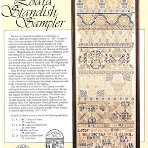 The Loara Standish Sampler - Etsy