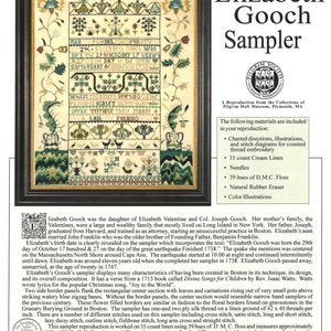 The Elizabeth Gooch Sampler - Etsy