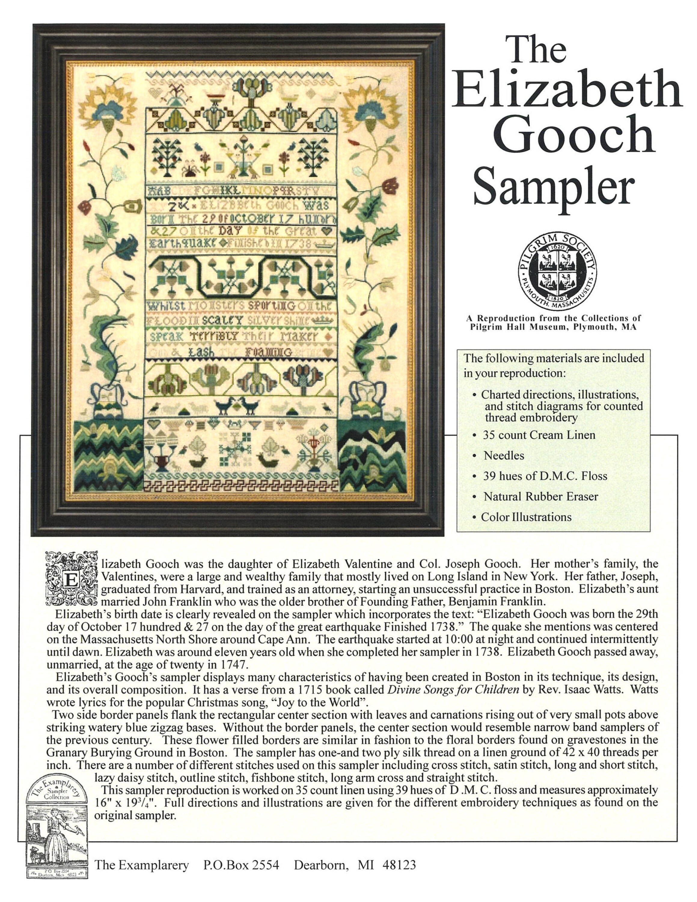 The Elizabeth Gooch Sampler - Etsy