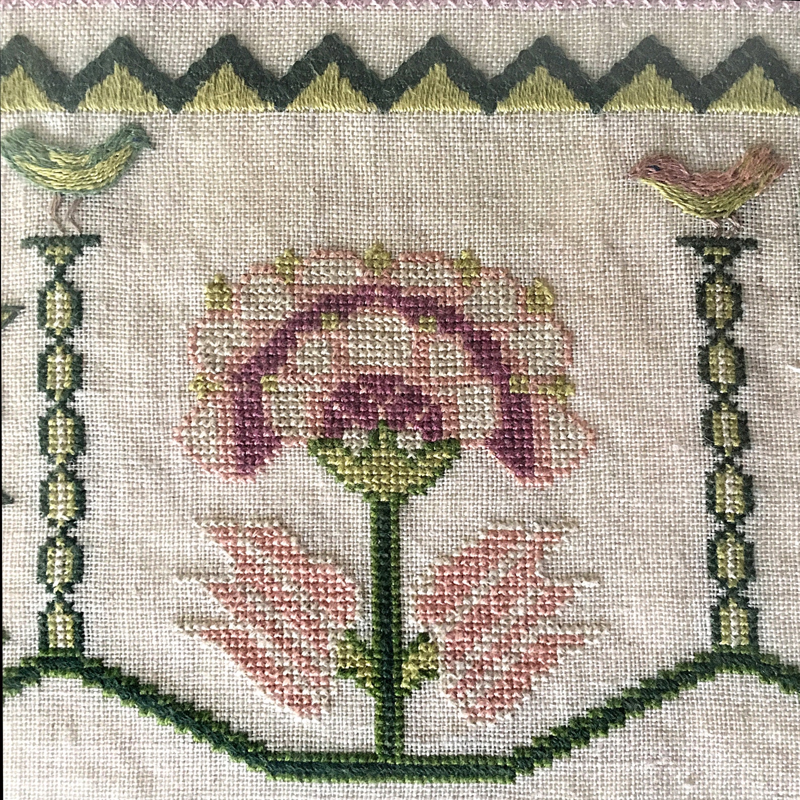 The Chase Sampler mary Starkey Sampler - Etsy