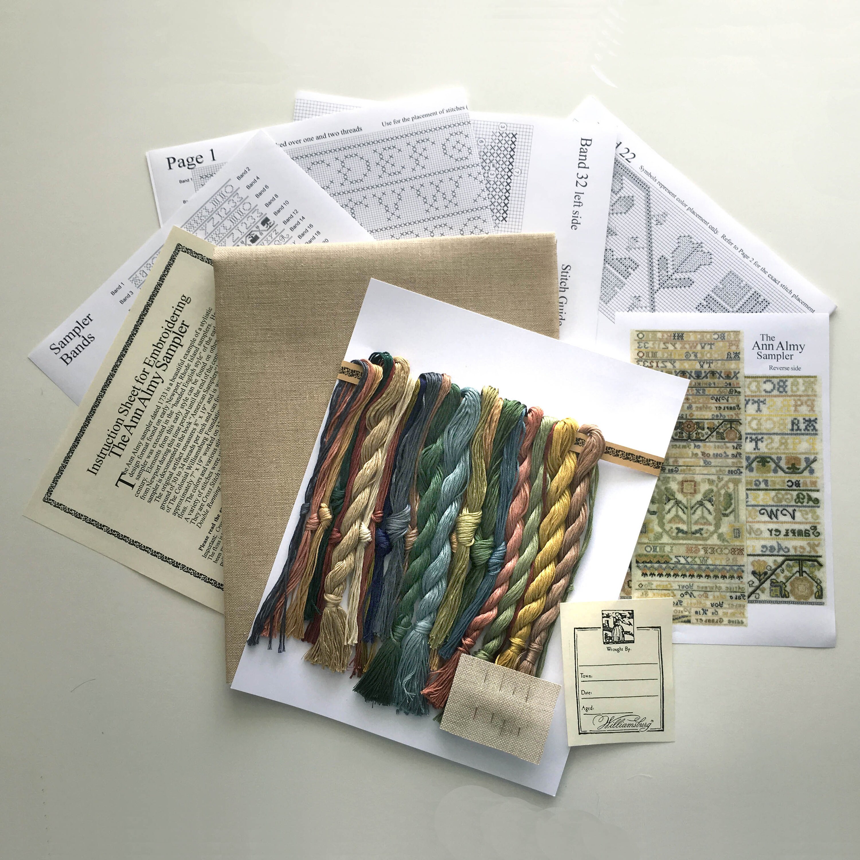 The Ann Almy Sampler - Etsy