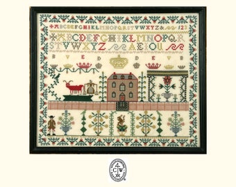 The Mary Balch Sampler - Etsy