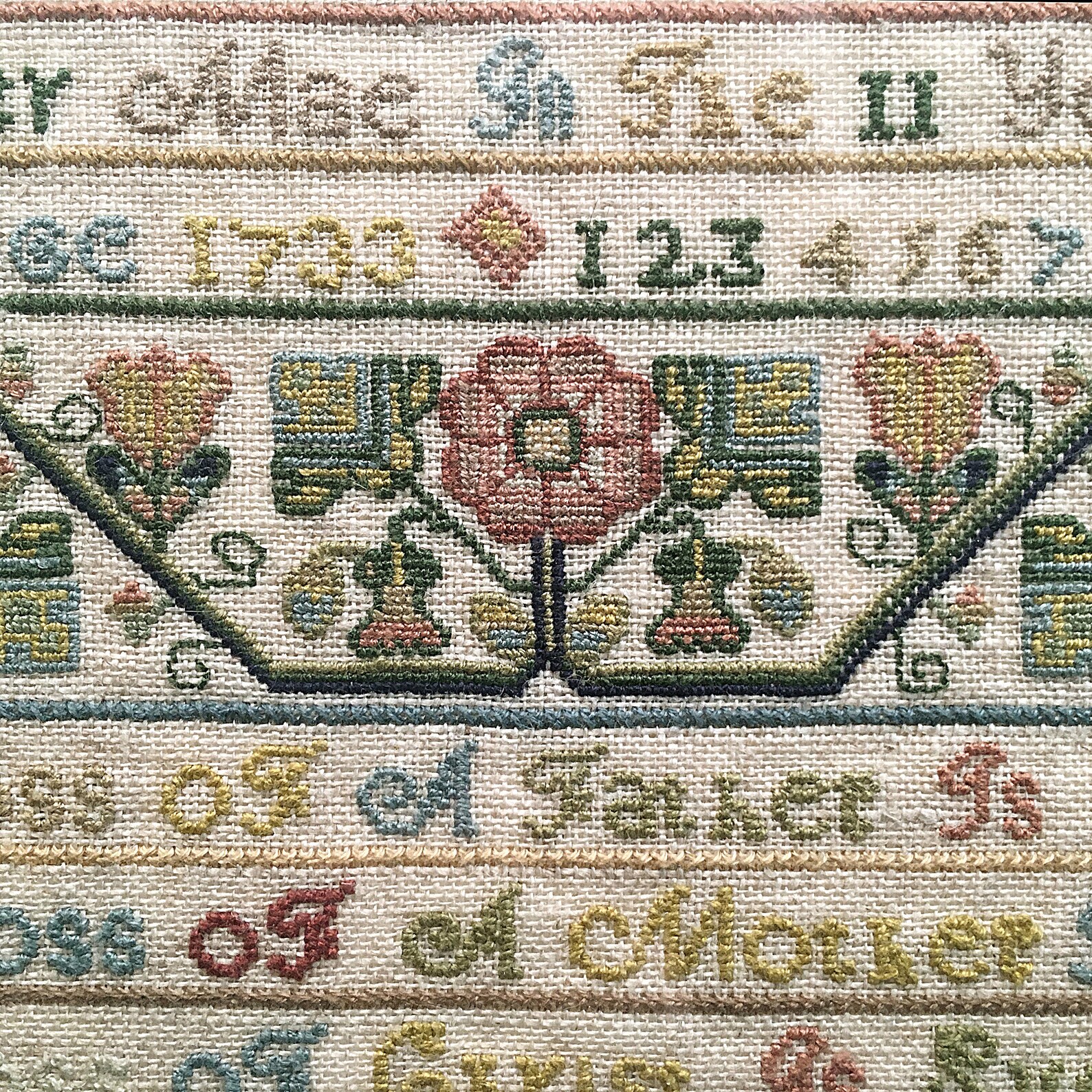 The Ann Almy Sampler - Etsy