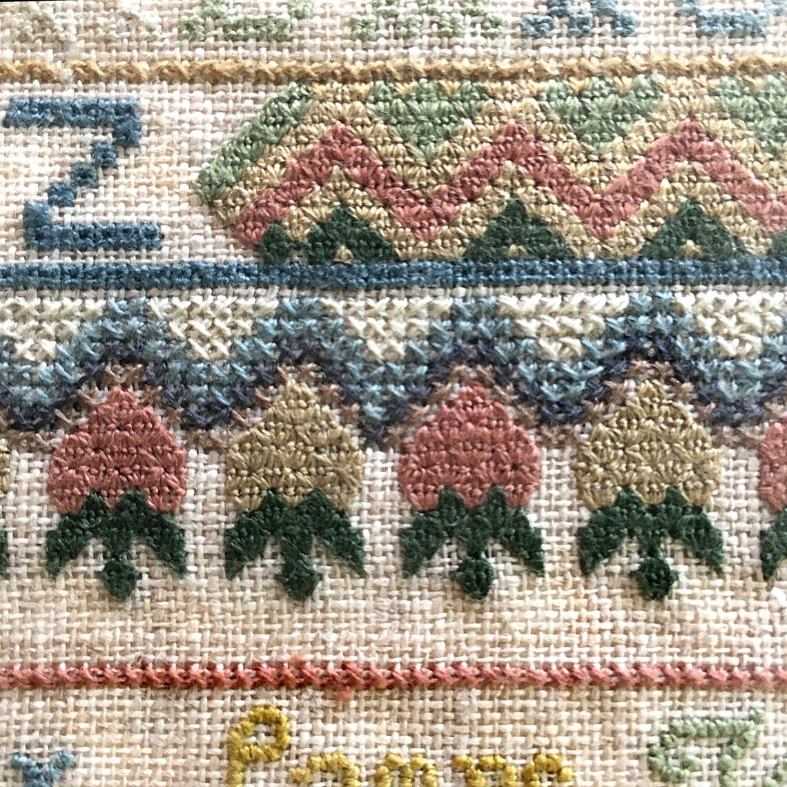 The Ann Almy Sampler - Etsy