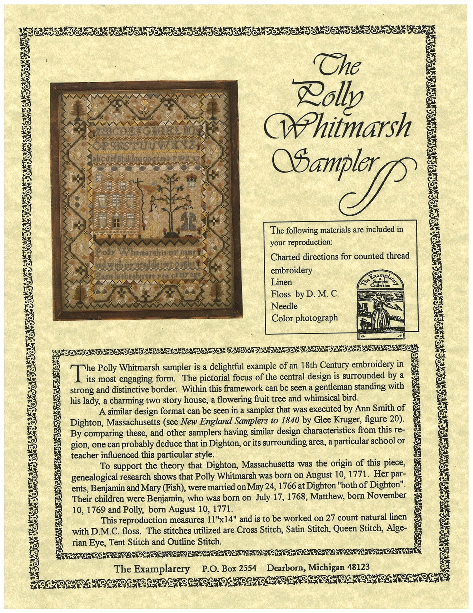 The Polly Whitmarsh Sampler - Etsy