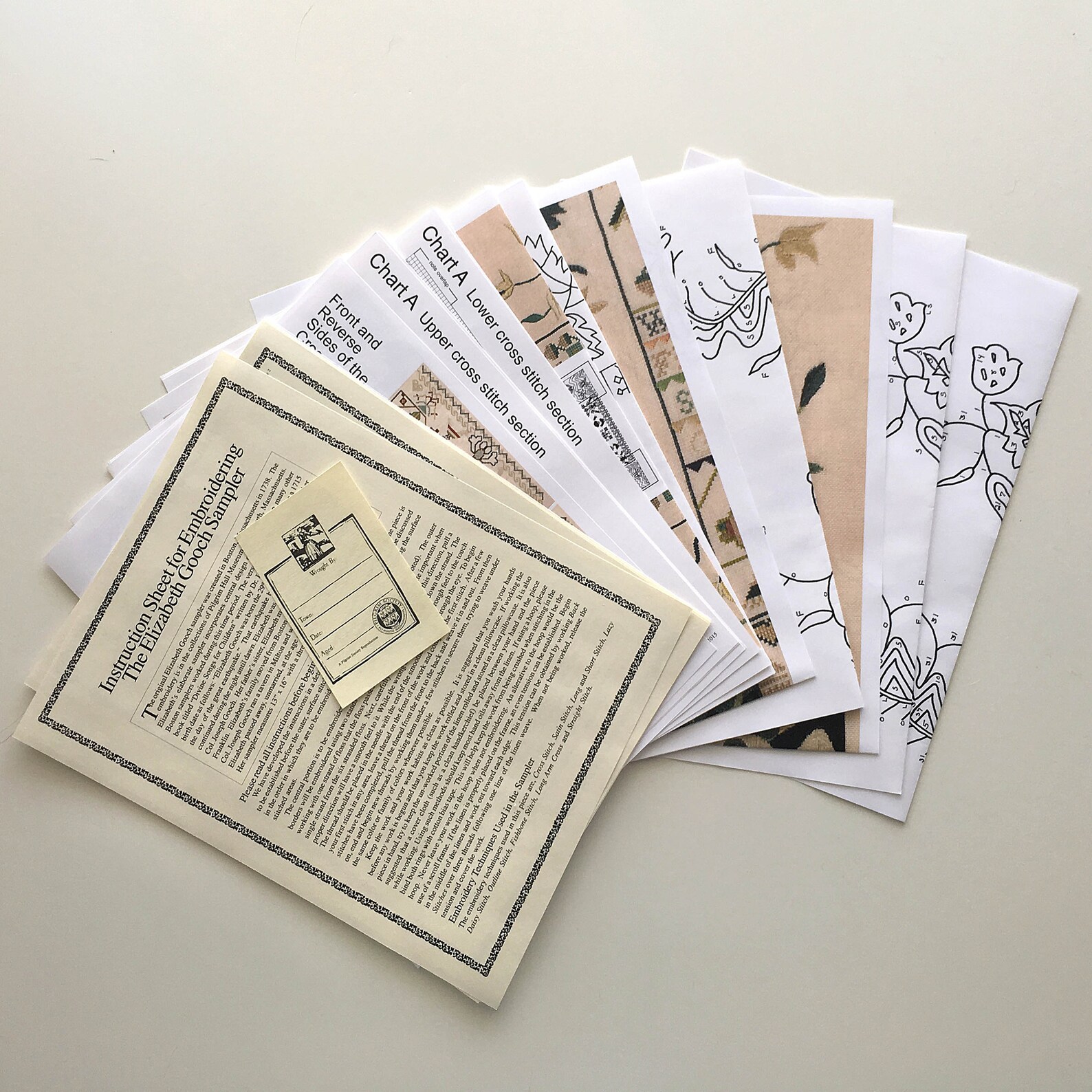 The Elizabeth Gooch Sampler - Etsy