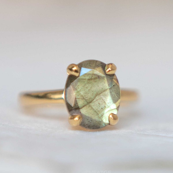 Labradorite Ring - Etsy