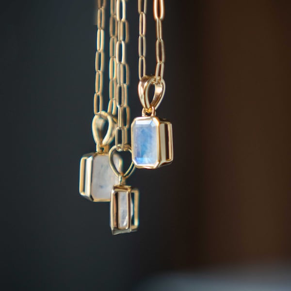 Moonstone Necklace - Etsy