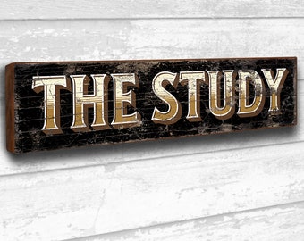 Study Room Sign - Etsy UK