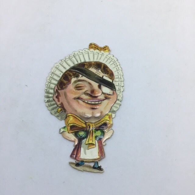 Art. Paper. Embossed. Caricatures. Victorian Era Figures. - Etsy