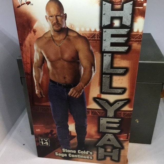 Stone Cold Steve Austin. VHS Video. Hell Yeah. WWF. 1999. - Etsy