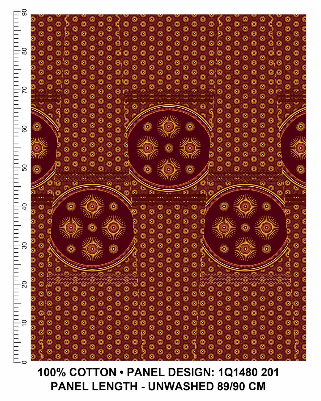 5 Metre Panels African Traditional Shweshwe 3 Cats 100% Cotton Fabric ...