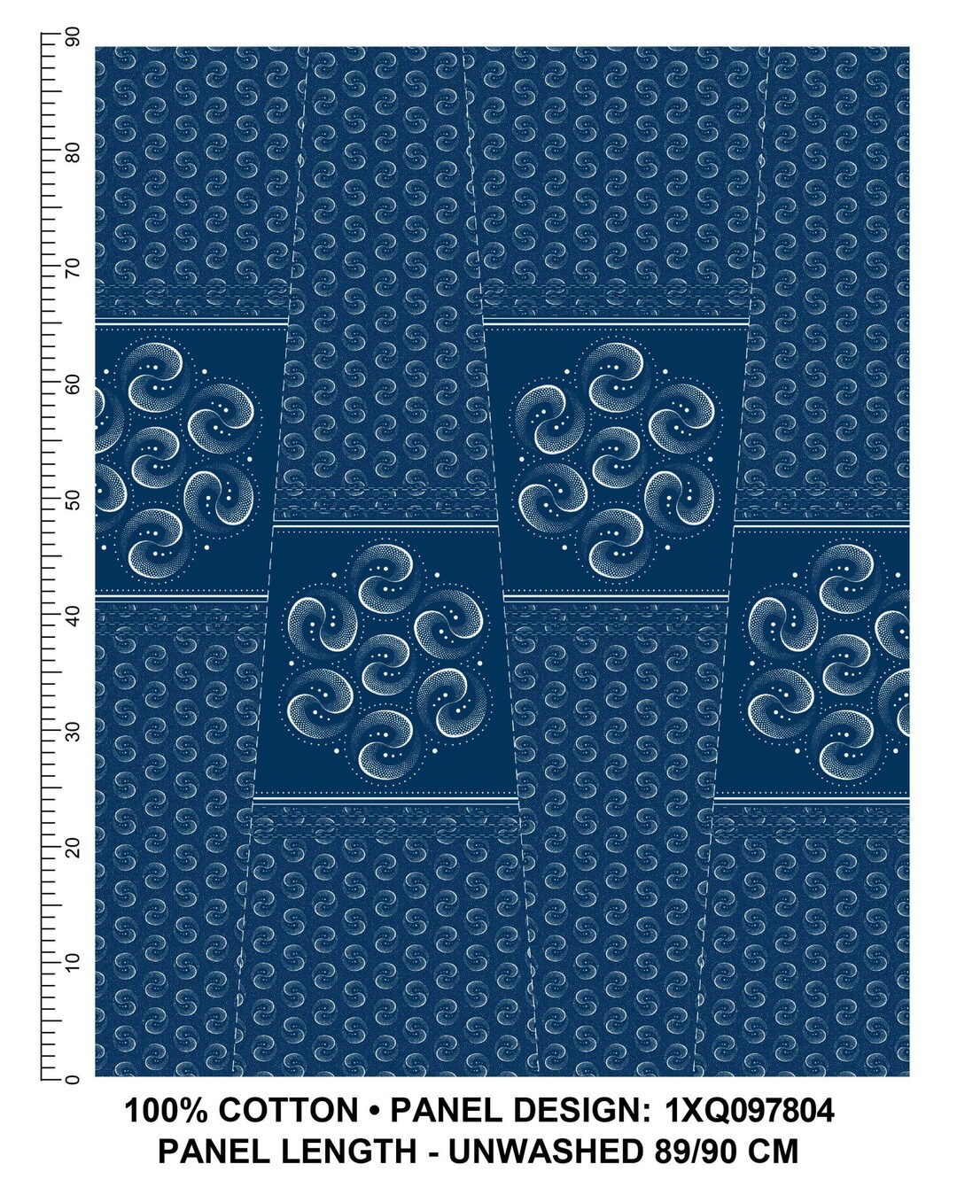5 Metre Panels African Traditional Shweshwe 3 Cats 100% Cotton Fabric ...