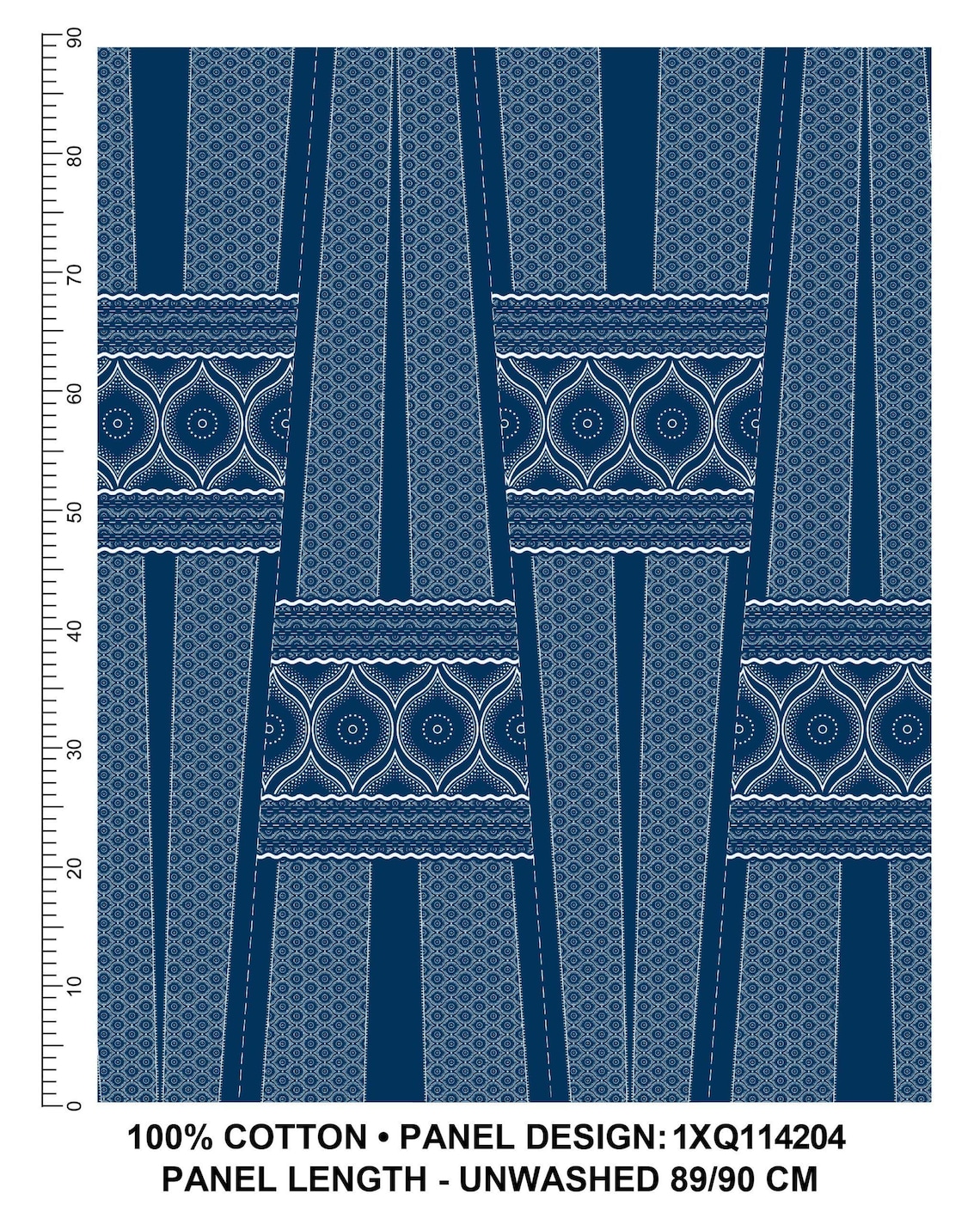 5 Metre Panels African Traditional Shweshwe 3 Cats 100% Cotton Fabric ...