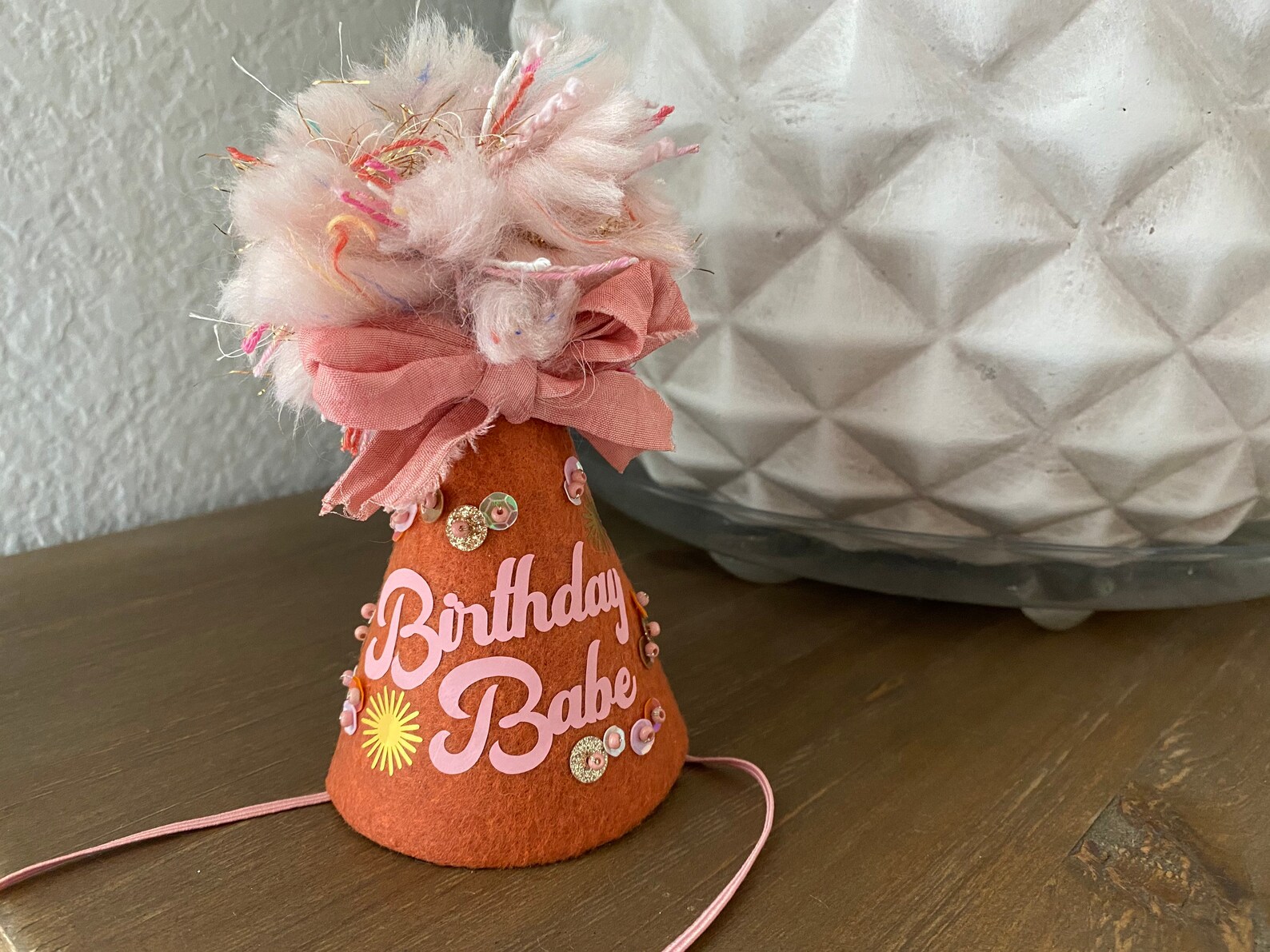 Rust Birthday Babe Birthday Hat Whimsical Party Kids | Etsy