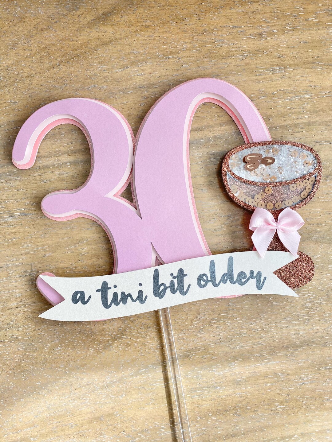 Espresso Martini | A Tini Bit Older Theme Cake Topper | Custom Cake ...