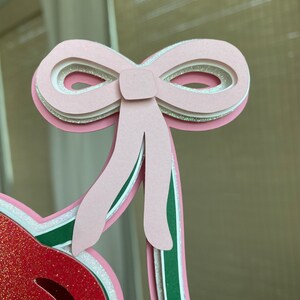 Cherry Theme Cake Topper Custom Cake Decoration Personalized Birthday ...