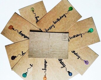 Happy birthday paper | Etsy