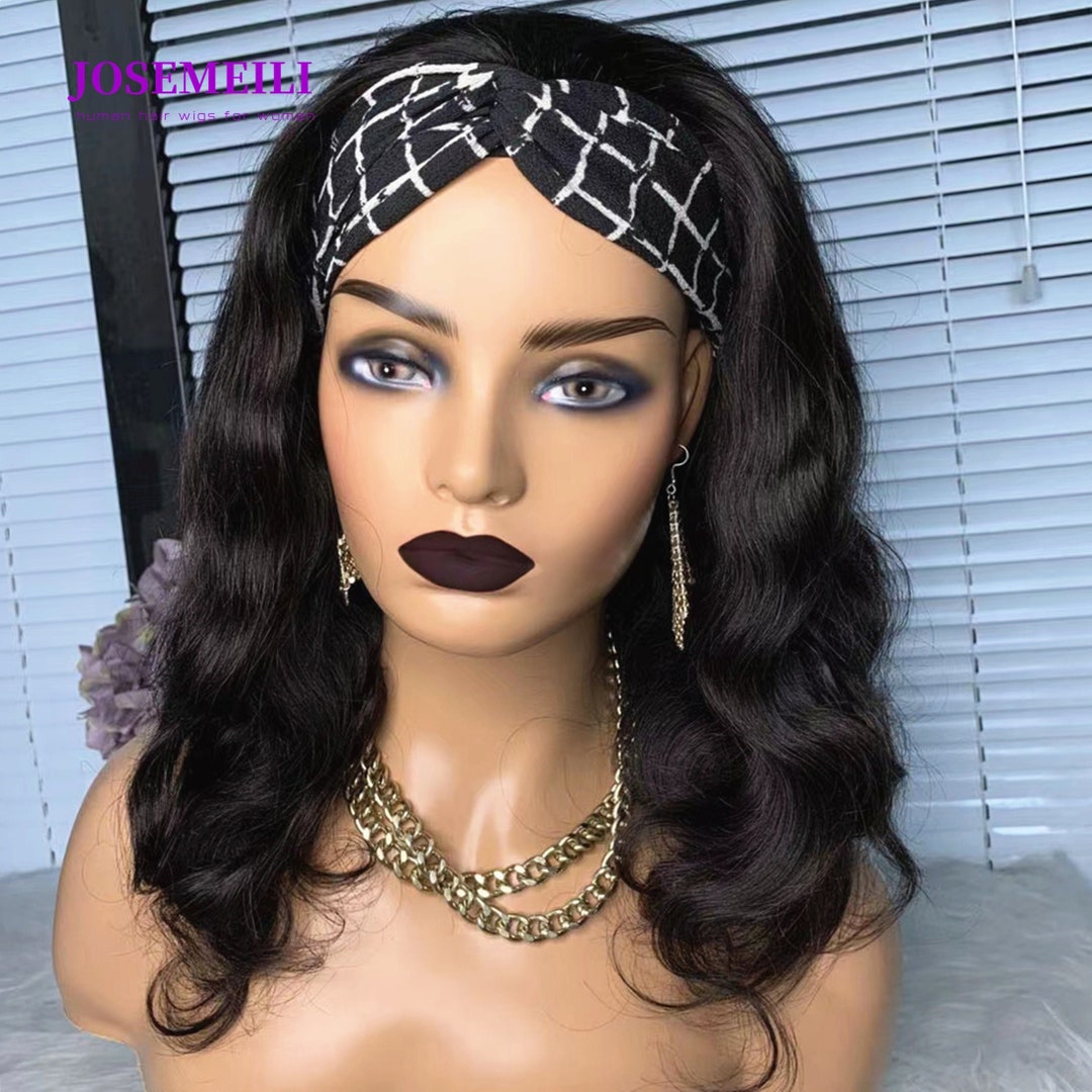 Popular Headband Wig Body Wave Head Band Wig Hair Wigs Human Hair Wigs ...