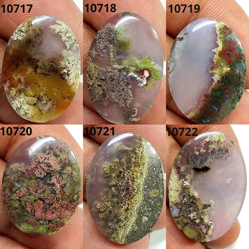 Moss Agate Cabochon - Etsy