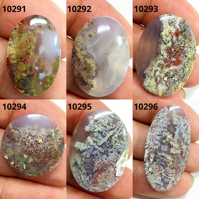 Moss Agate Cabochon - Etsy