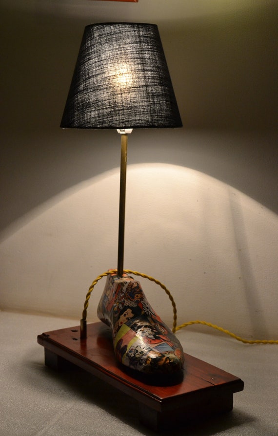 Shoe lamp shoe last lampretro lampvintage shoe lamp | Etsy