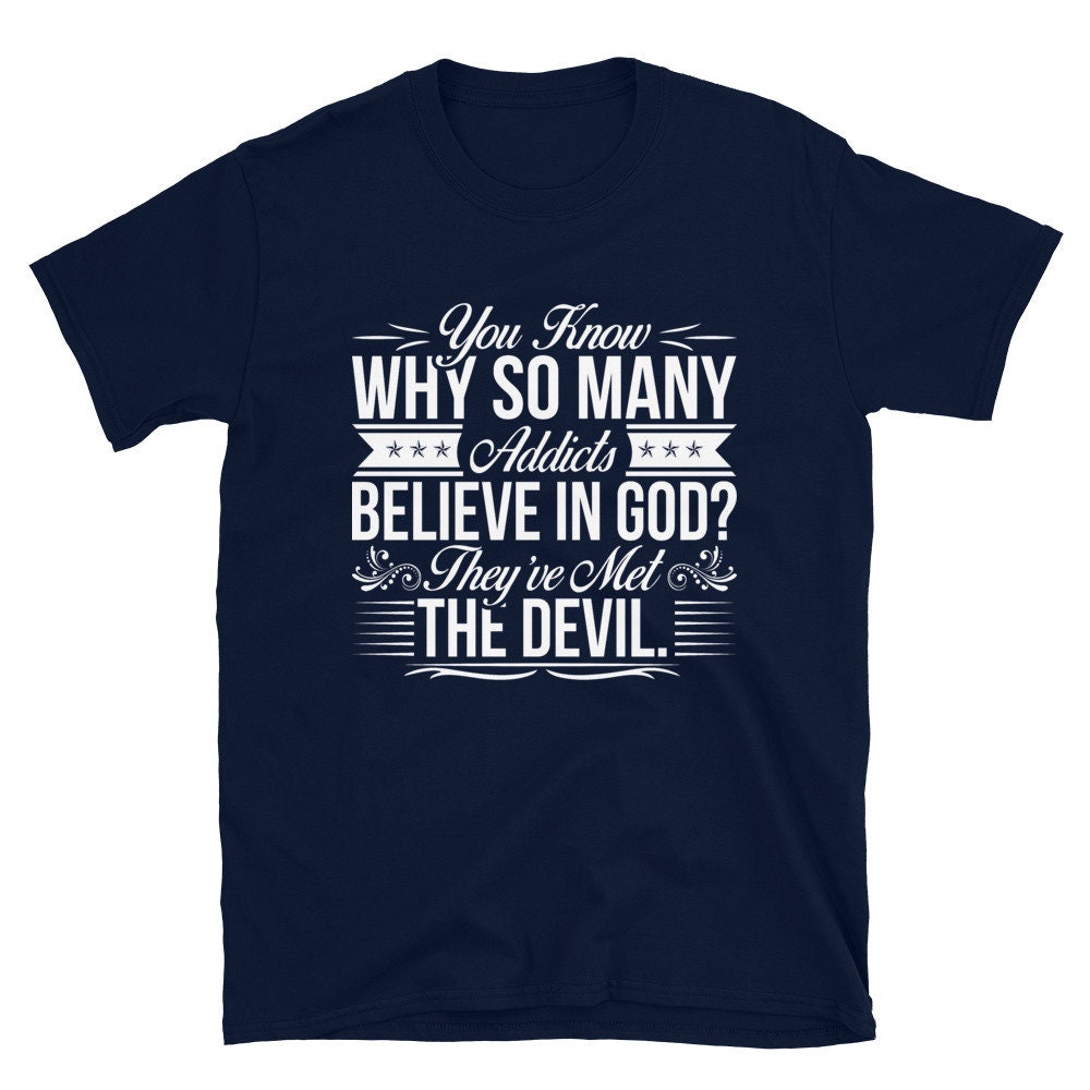 Inspirational Drug Addiction Recovery T-shirt, Religious Drug Recovery ...